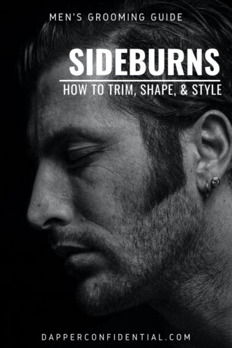 Men's Sideburns: How to Trim, Shape, & Style | Dapper Confidential